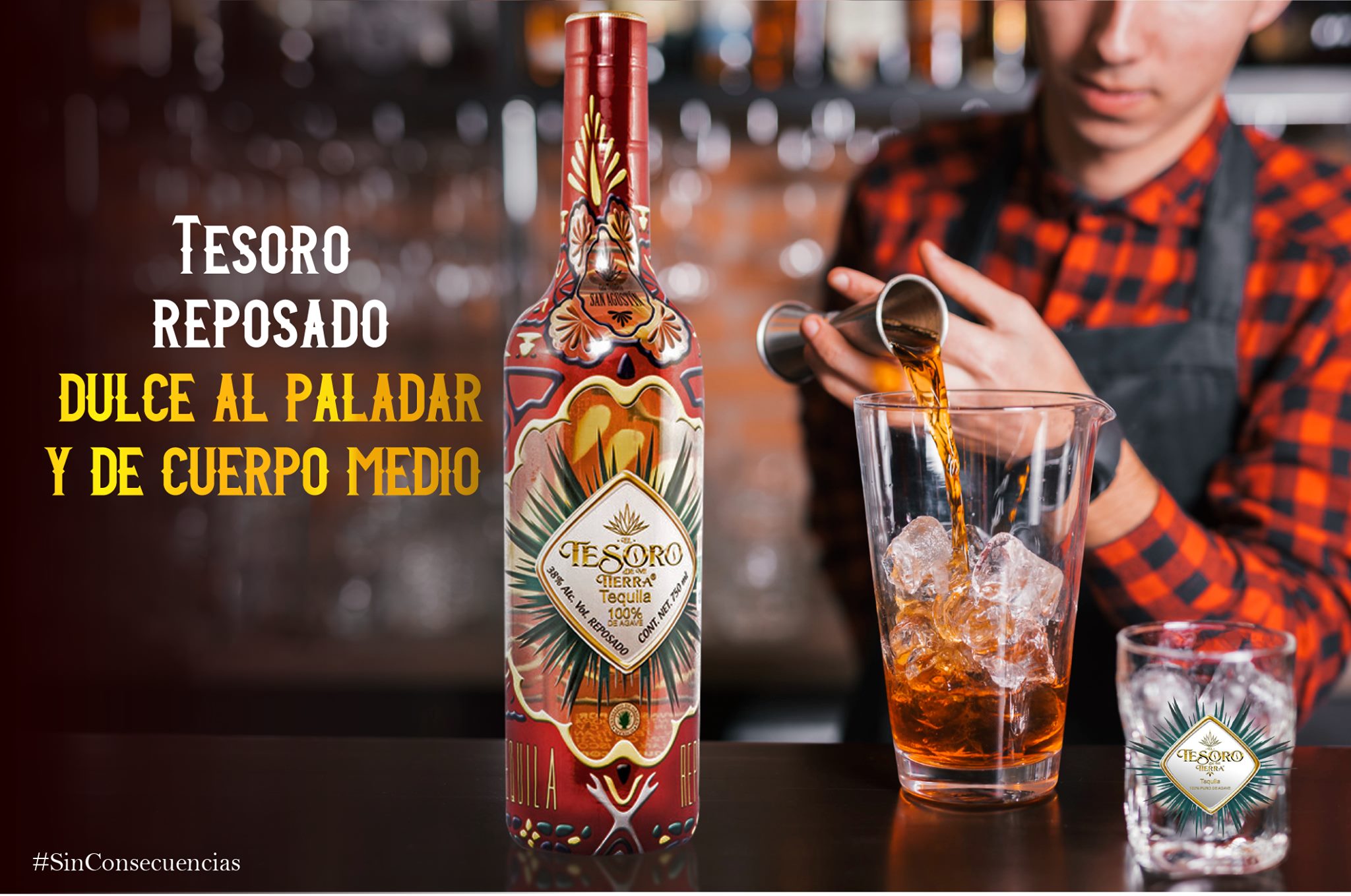 CID Negocios-Tequila Reposado El Tesoro de mi Tierra-$5844