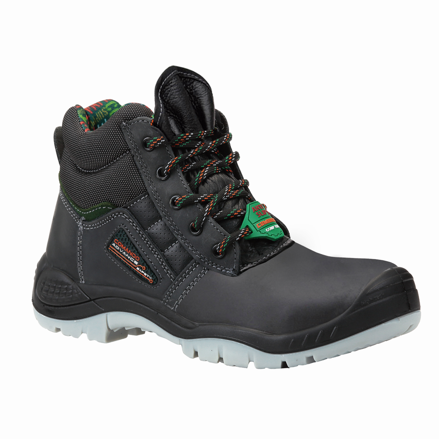 Grupo Industrial Comando-Calzado Industrial 1422, 100% Piel, Suela de ...