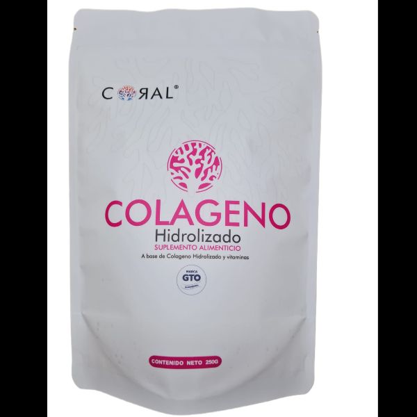 Coral Suplementos Alimenticios-COLAGENO HIDROLIZADO SABOR FRESA-$349