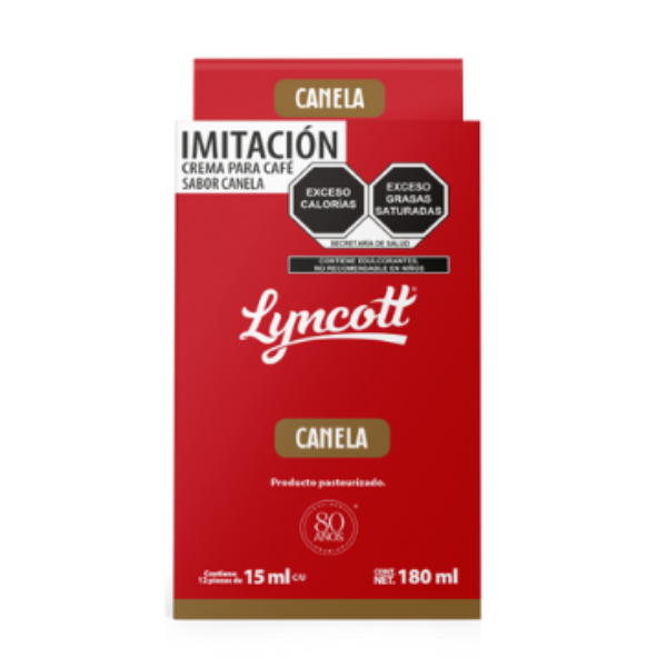 Proselacsa Foodservice-CREMA PARA CAFÉ CANELA LYNCOTT 12PZ-$32