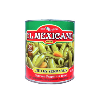 CHILE SERRANO ESCABECHE 2800 gr $118 - Proselacsa Foodservice