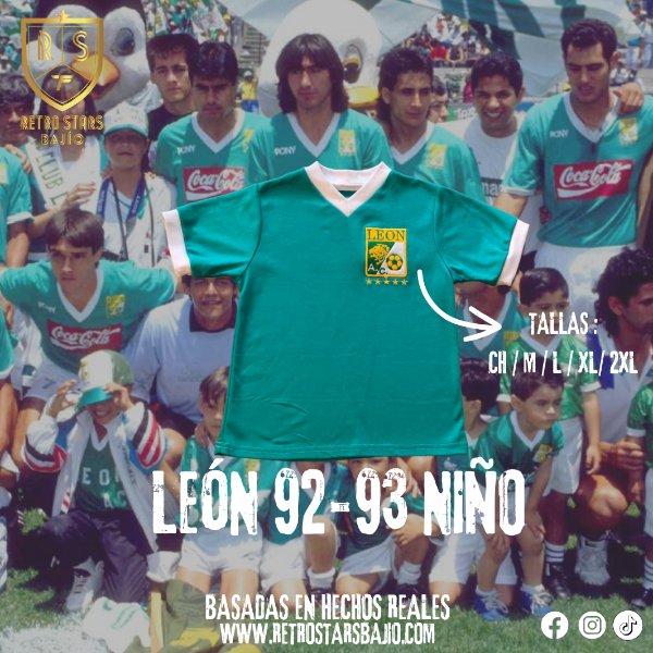 Club León 1992-93 Verde $400 - RetroStars