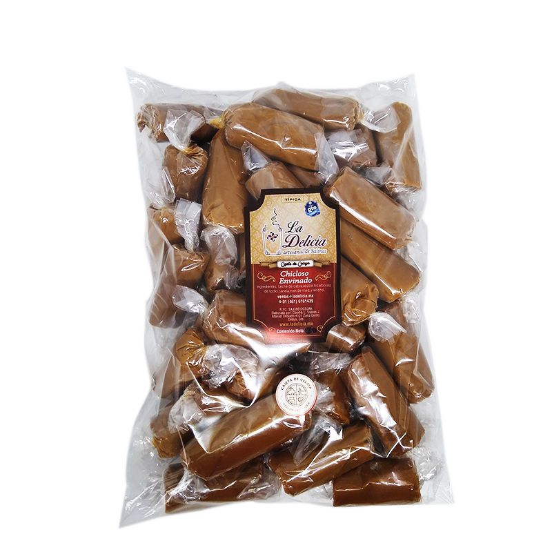 La Delicia Artesanal-Chiclosos De Cajeta Con Nuez (400gr)-$125